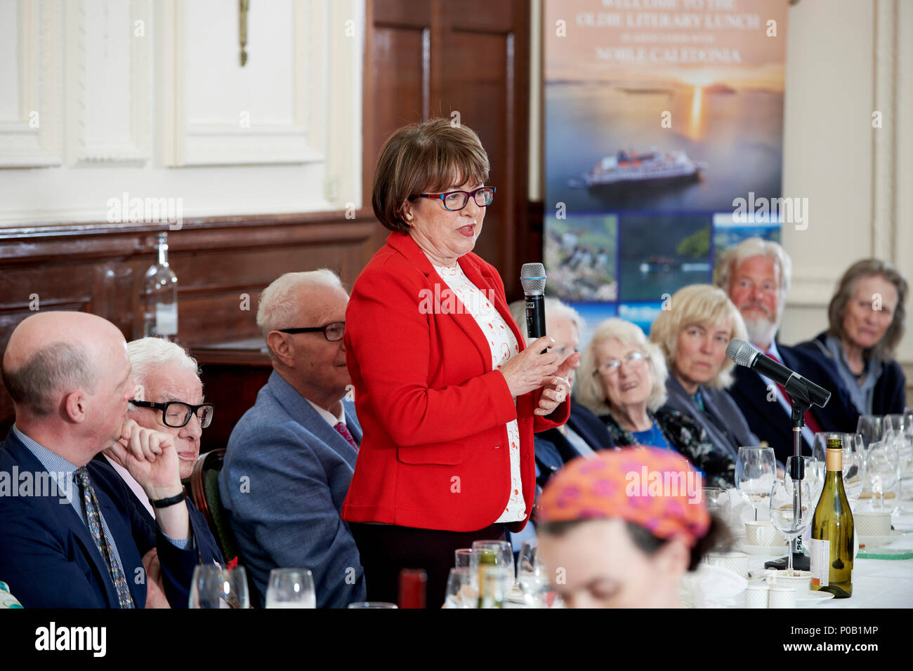 Angela Levin at The Oldie Literary Lunch 05/06/18; Simpsons on the ...