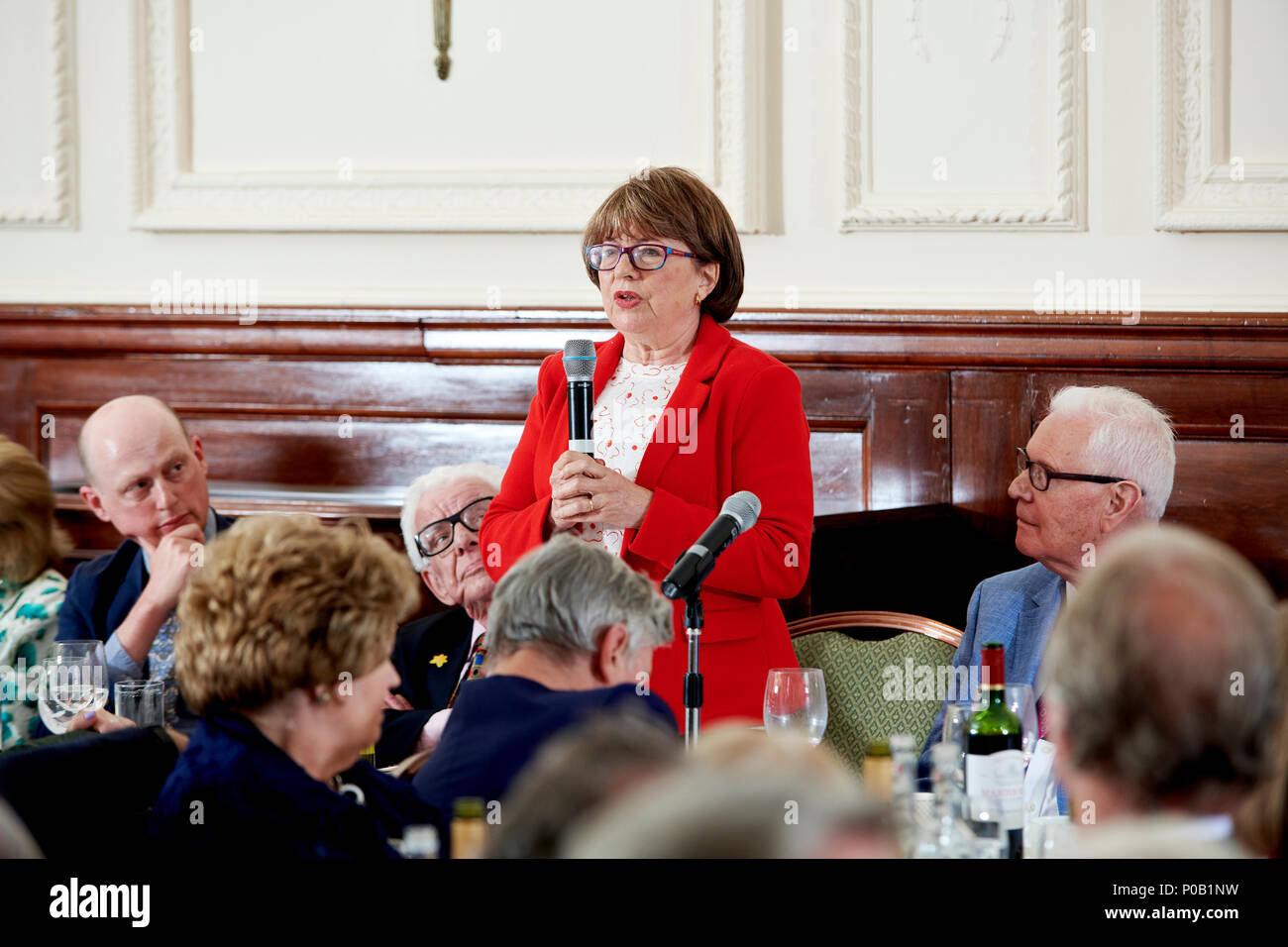 Angela Levin at The Oldie Literary Lunch 05/06/18; Simpsons on the ...