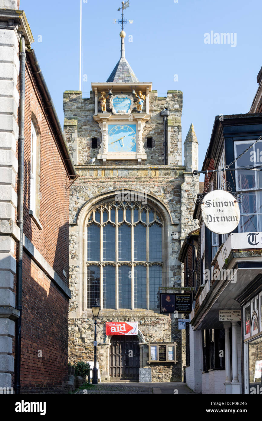 St Mary's Church, Lion Street, Rye, East Sussex, England, United ...
