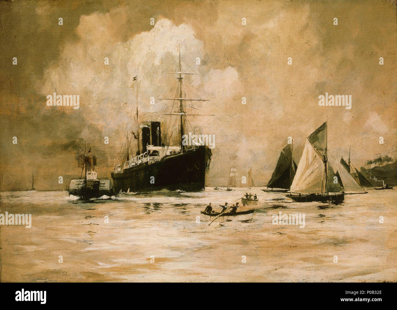 Funnels steam ship hi-res stock photography and images - Alamy