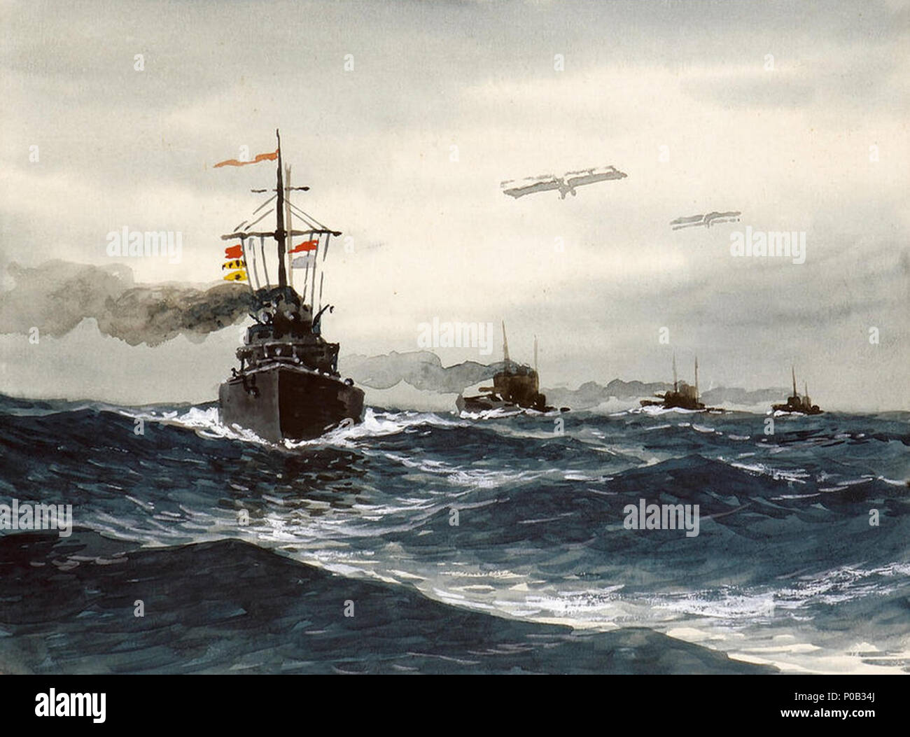 . English: Greek navy ships . 1912 71 Miltiadis Thon, Greek fleet Stock ...