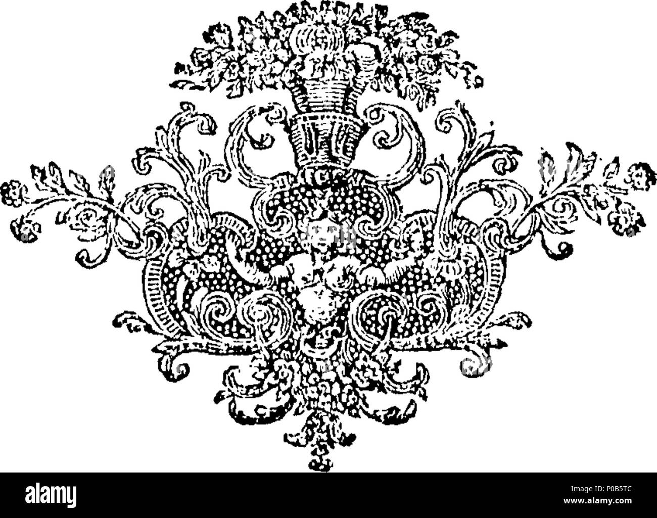 . English: Fleuron from book: An anatomical exposition of the structure ...