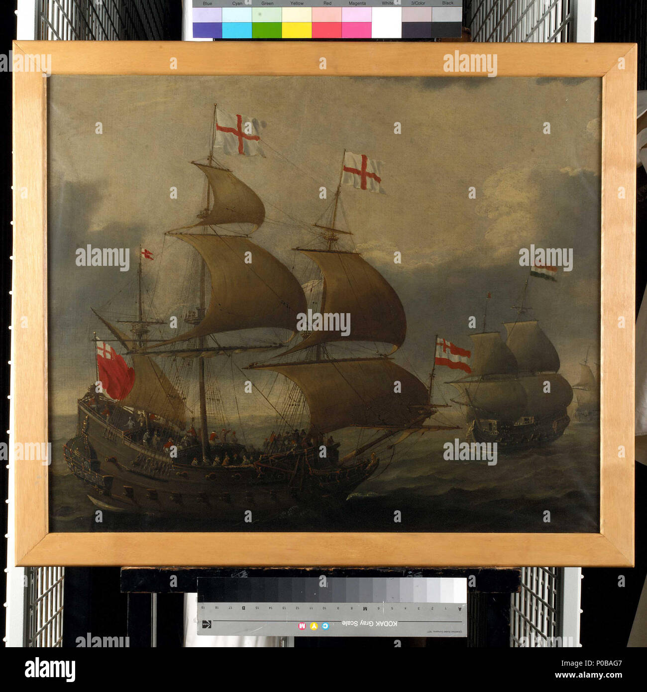 English naval vessels, painting hi-res stock photography and images - Alamy