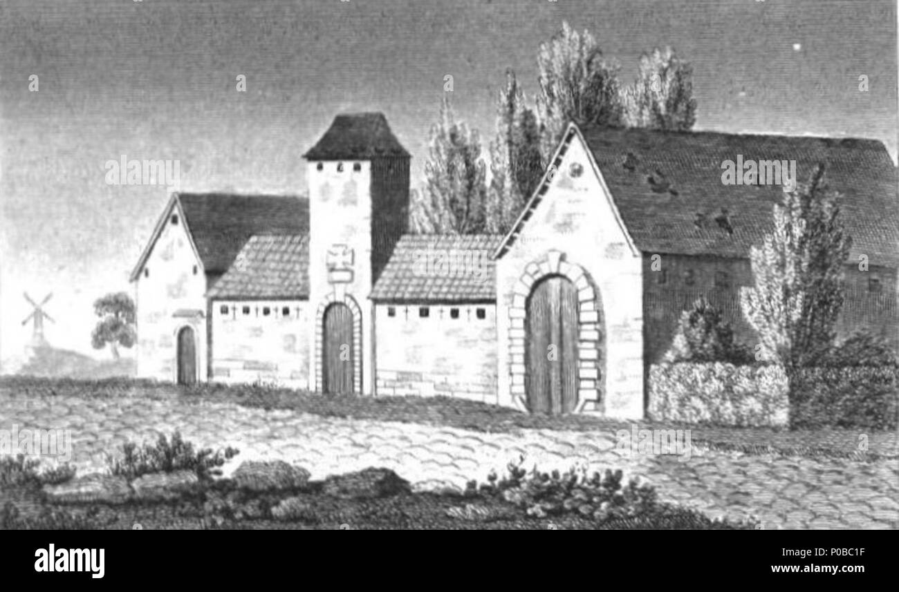. 1 January 1820. J. B. Romberg (1820) 33 Farm of Mont-Saint-Jean by J ...