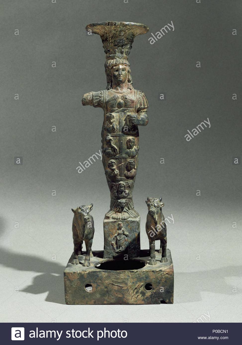 Bronze Figurine Of Baal Stock Photos & Bronze Figurine Of Baal Stock ...