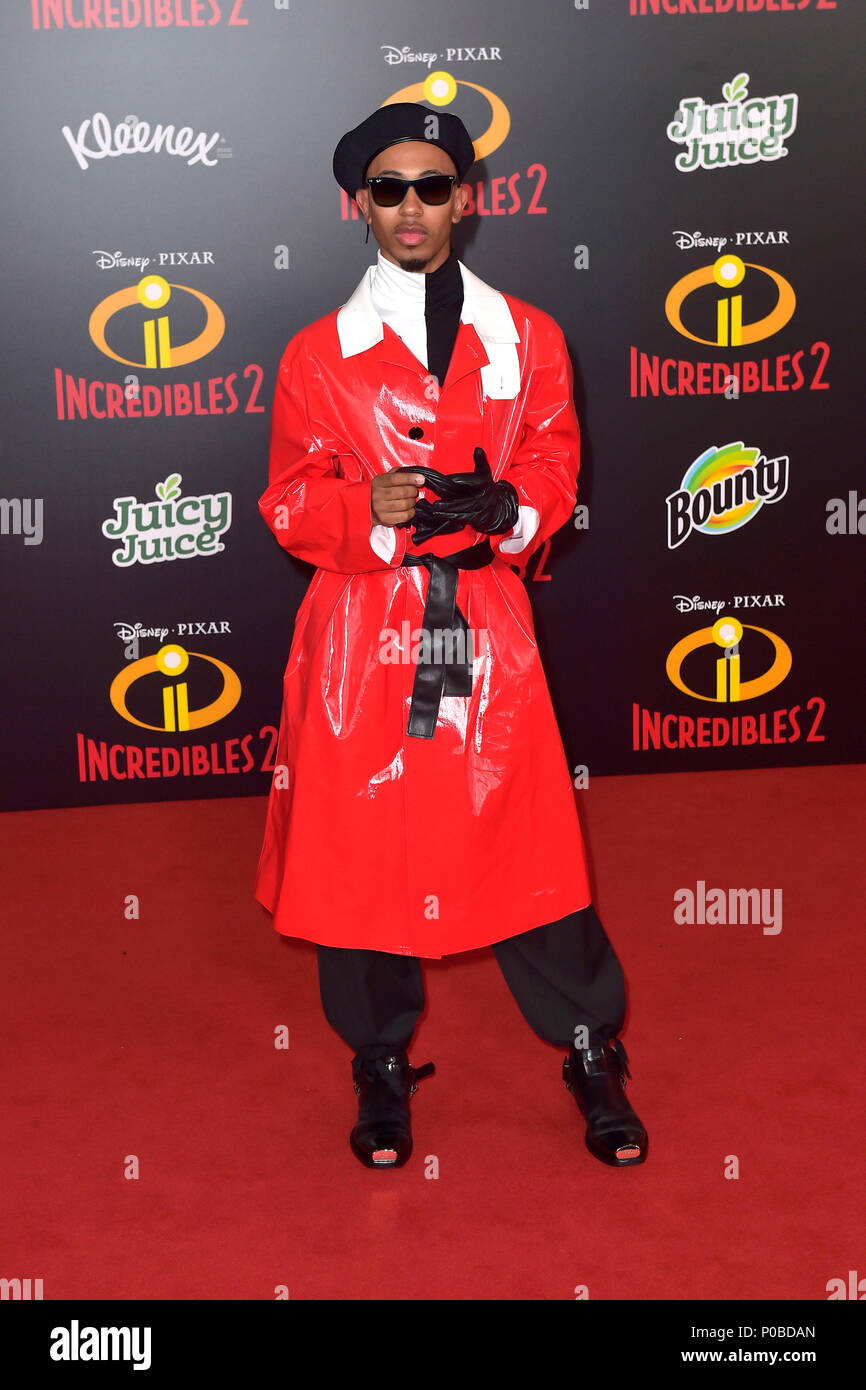 Kalen Allen attending the Disney And Pixar's 'Incredibles 2' premiere ...