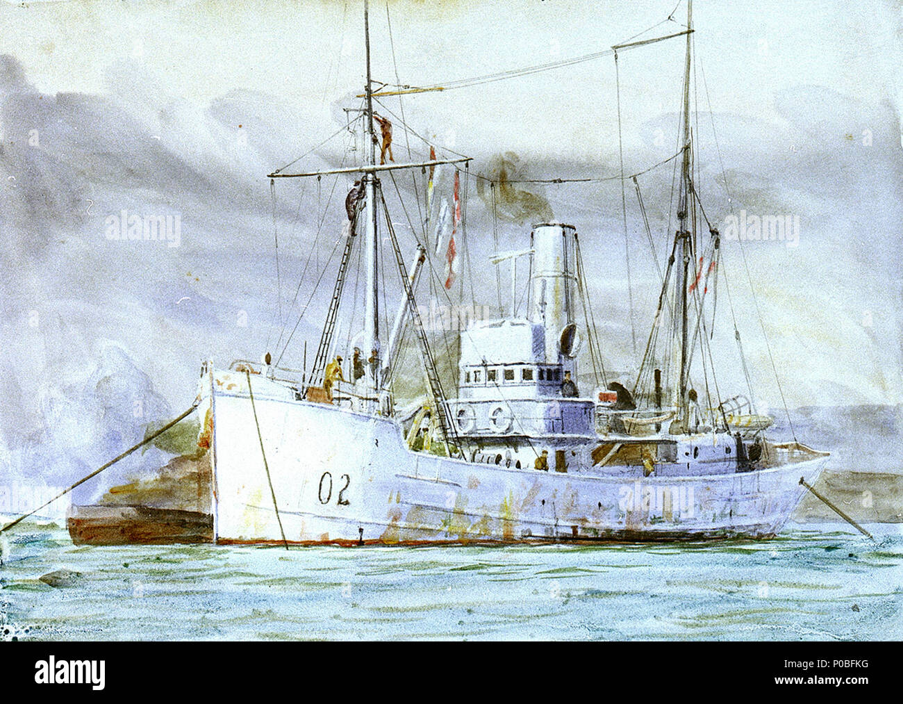 Trawler minesweeper hi-res stock photography and images - Alamy