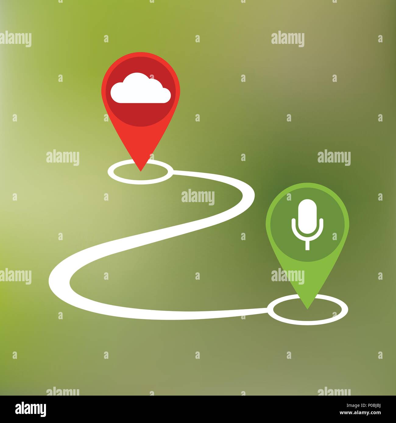 Hidden way Stock Vector Images - Alamy