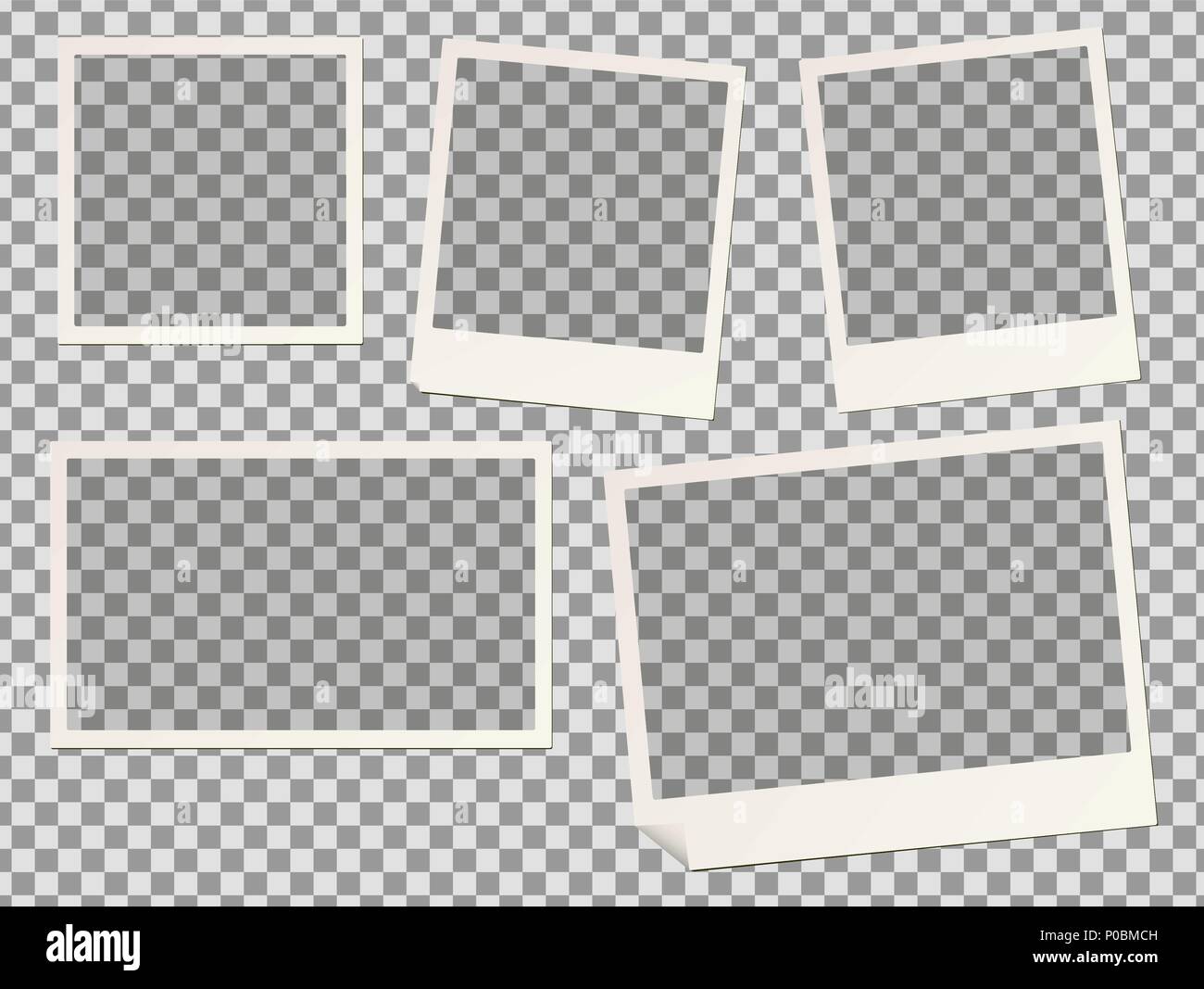 Old photo frames tape Stock Vector Images - Alamy