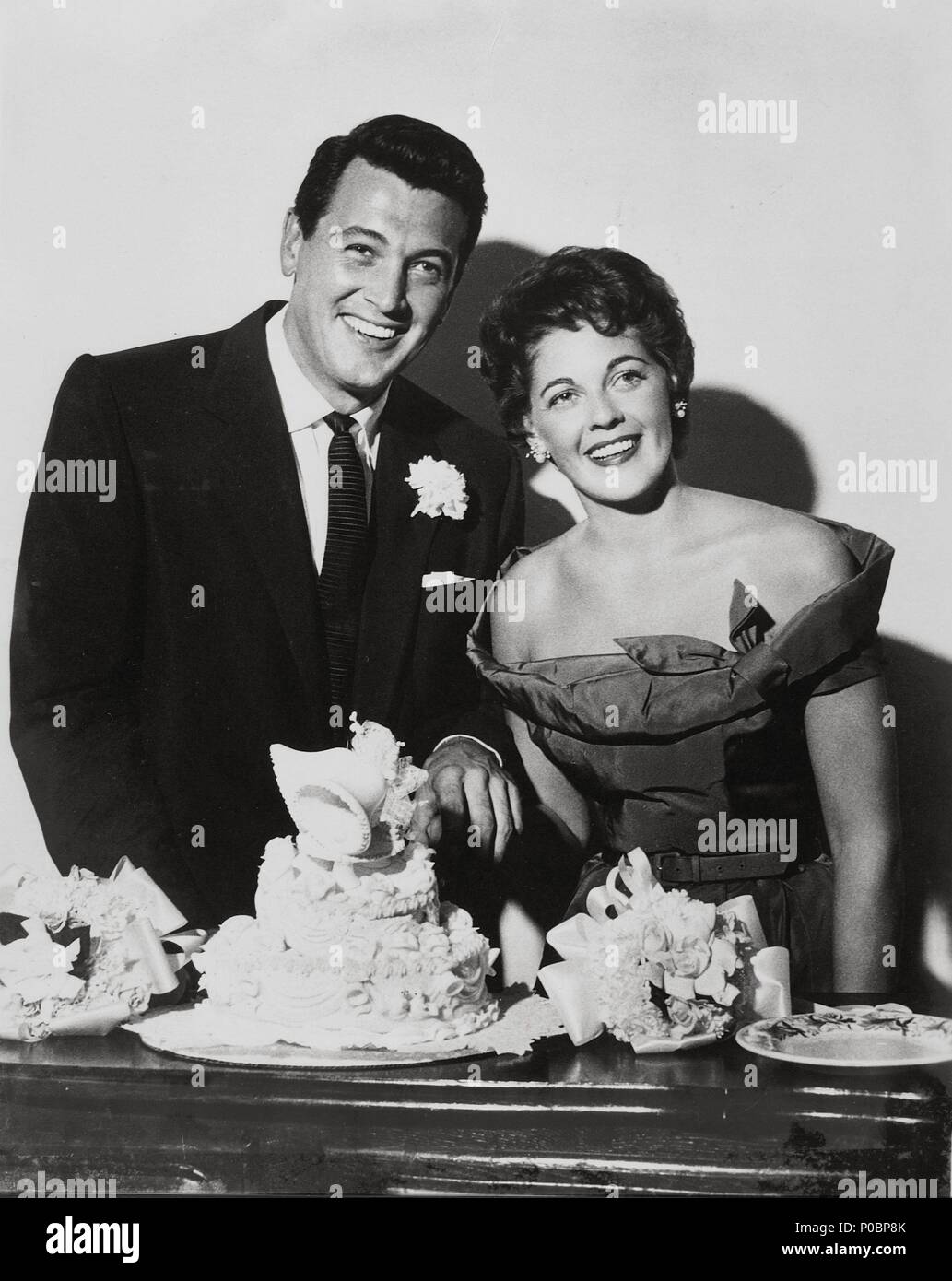 Stars: ROCK HUDSON; PHYLLIS GATES Stock Photo - Alamy