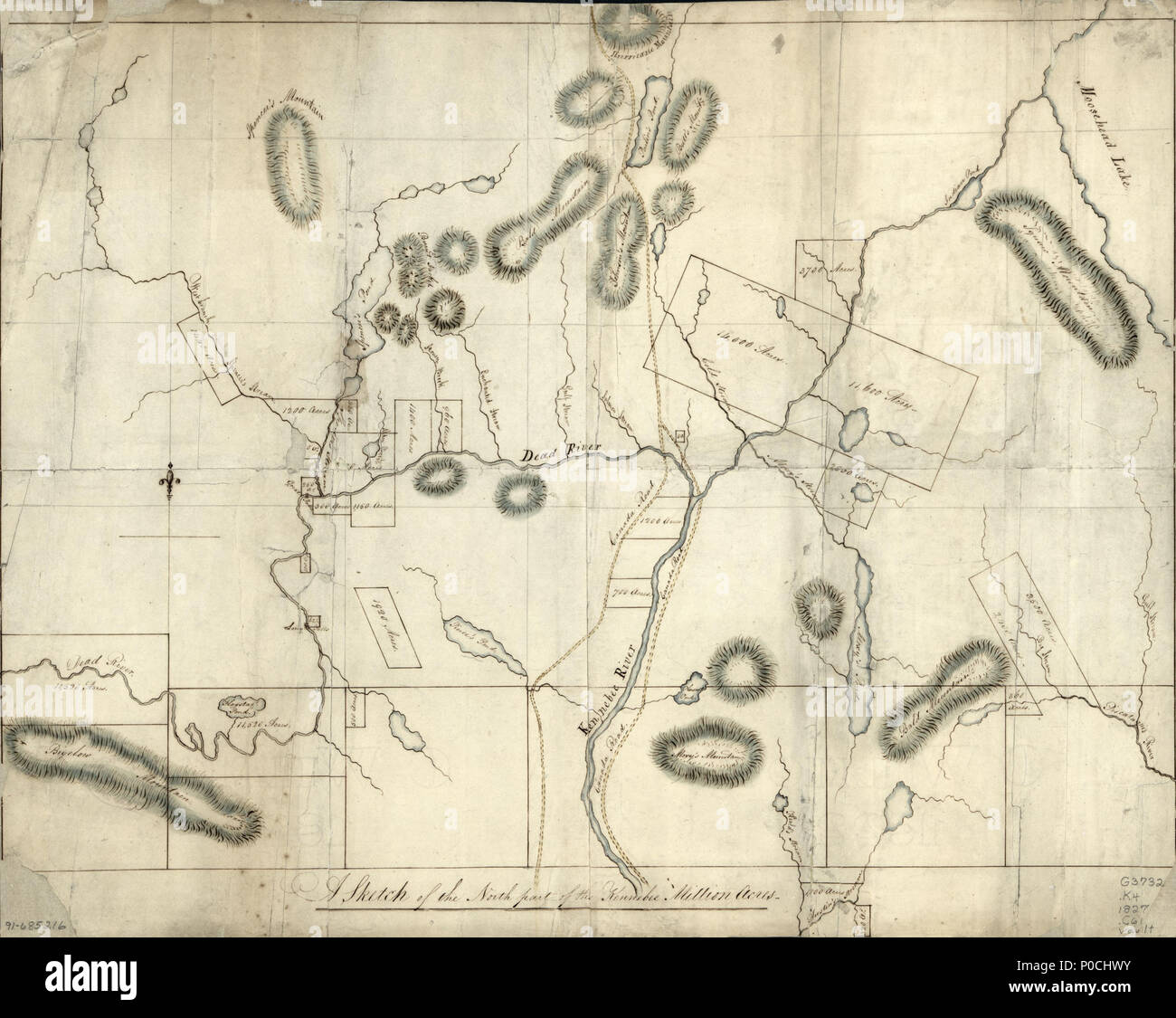 Map of confluence hi-res stock photography and images - Alamy