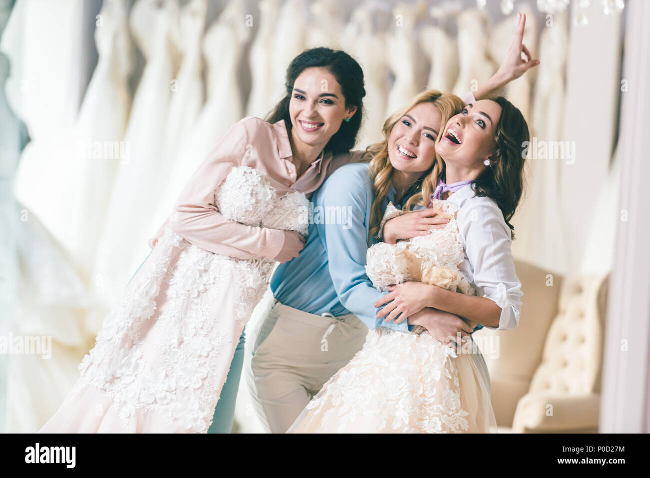 Girls in wedding dresses hi-res stock photography and images - Alamy