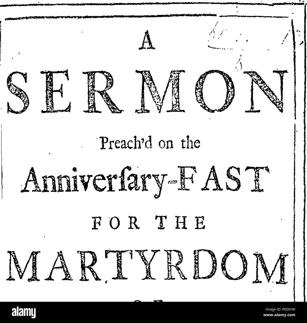 Charles the i martydom hi-res stock photography and images - Alamy