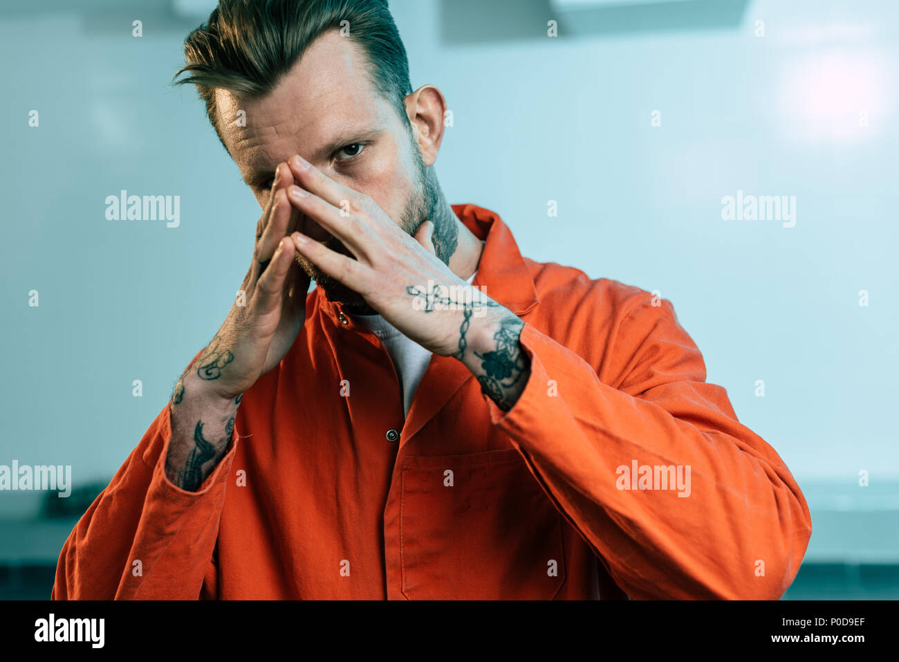 Prison tattoos hi-res stock photography and images - Alamy