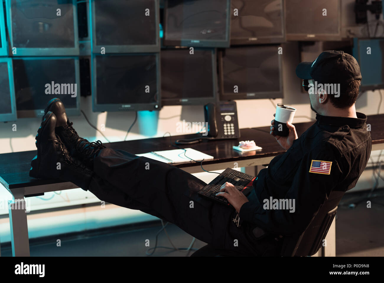 Officer holding prison hi-res stock photography and images - Alamy