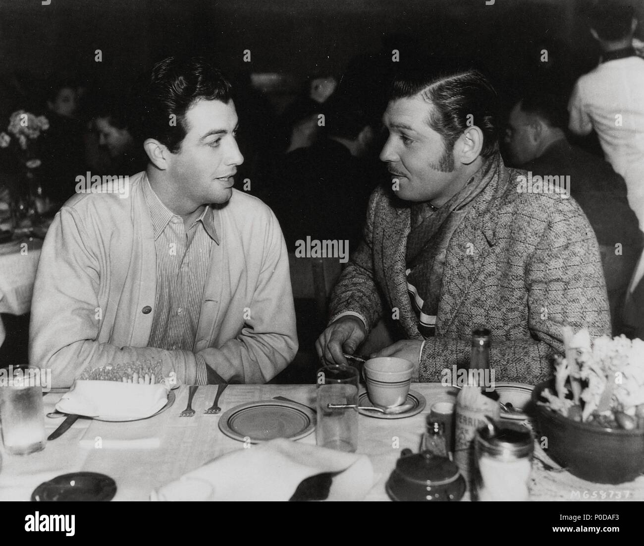 Stars: CLARK GABLE; ROBERT (SCHAUSPIELER) TAYLOR Stock Photo - Alamy