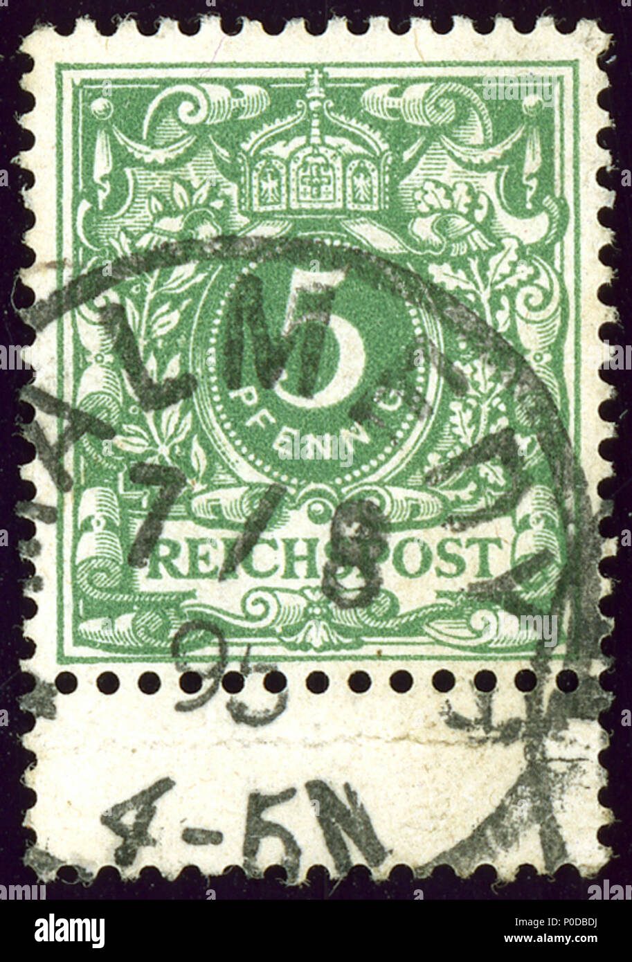 5 pfennig stamp hi-res stock photography and images - Alamy