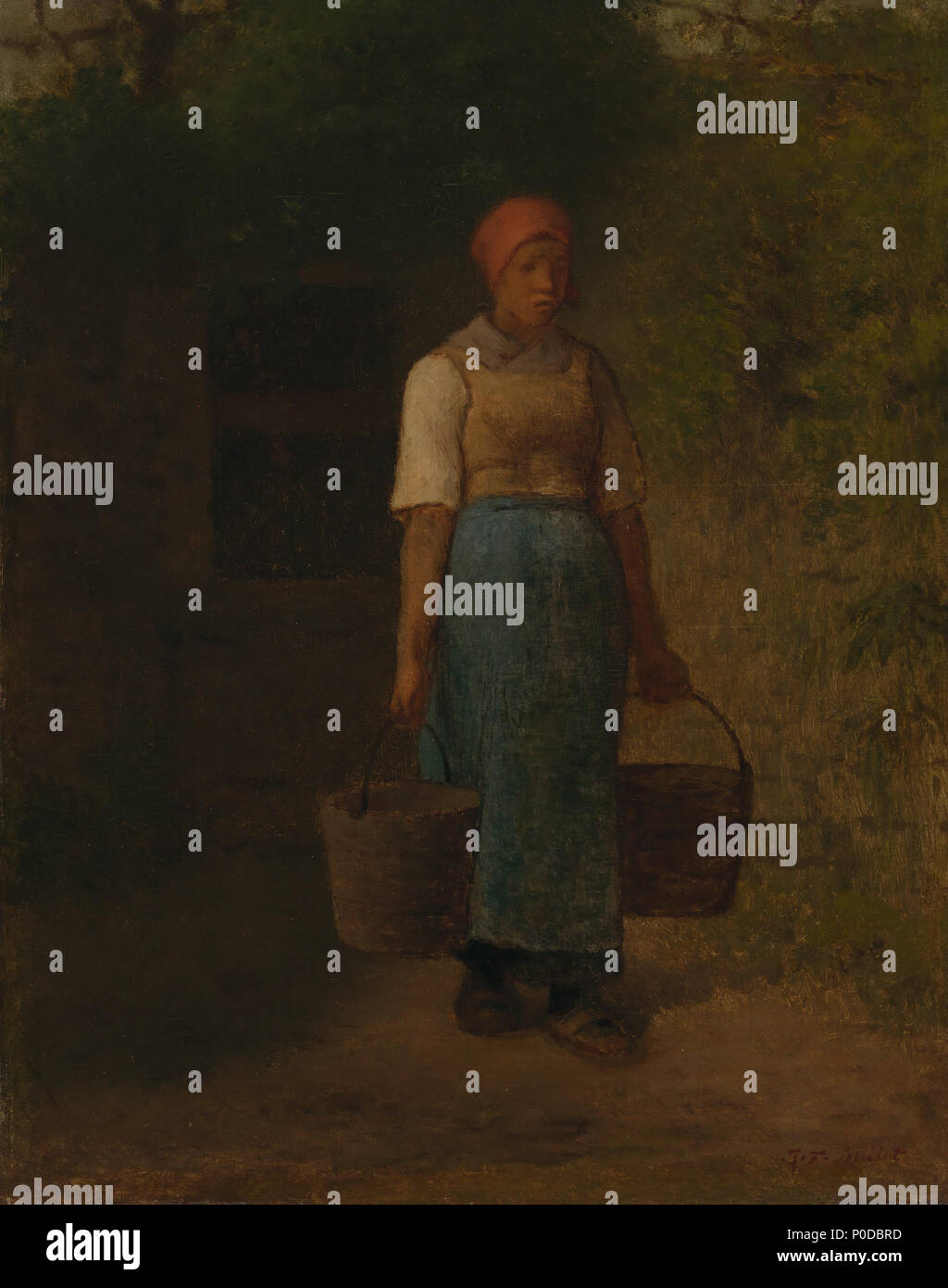 . English: Painting by Jean-François Millet, 1855 - 1865 Nederlands ...