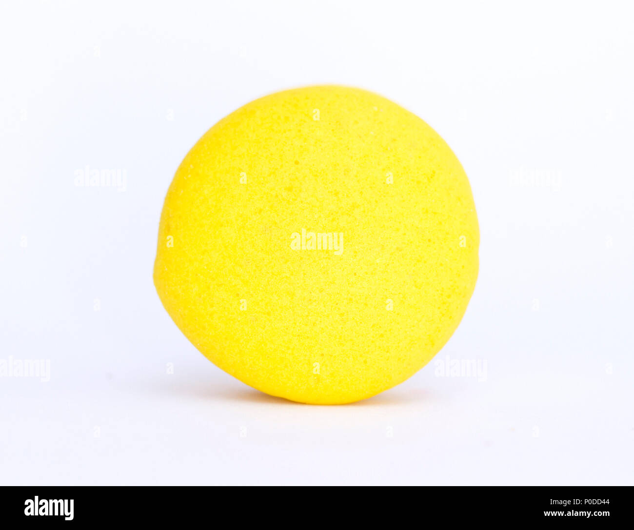 French yellow macaron isolated Stock Photo - Alamy