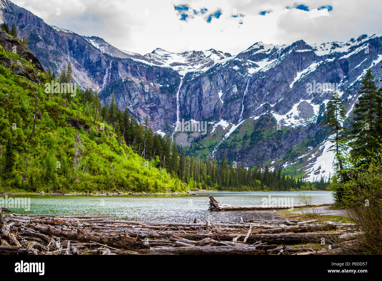 Avalanche Lake Montana High Resolution Stock Photography and Images - Alamy