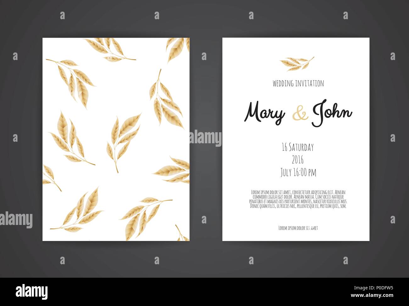 Book cover golden pattern Stock Vector Images - Alamy