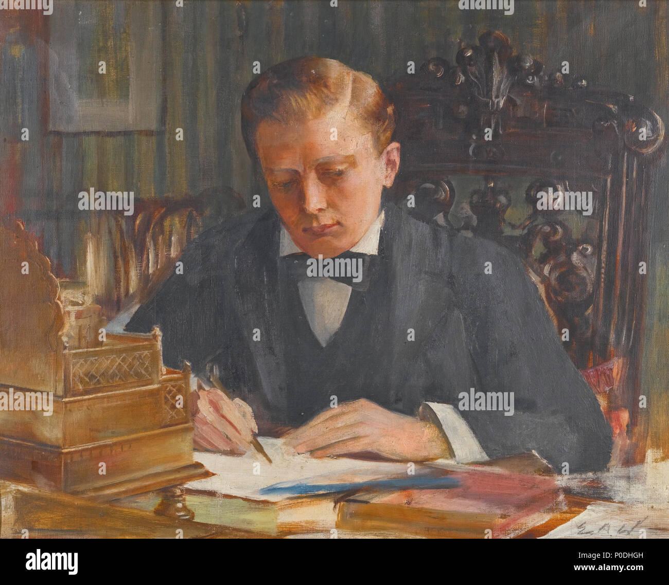 Winston Churchill as a young man, by Edwin Arthur Ward (1859 - 1 ...