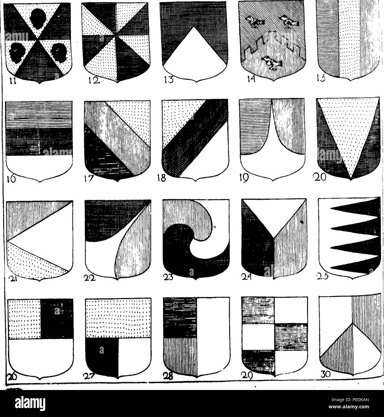 . English: Fleuron from book: A system of heraldry speculative and ...