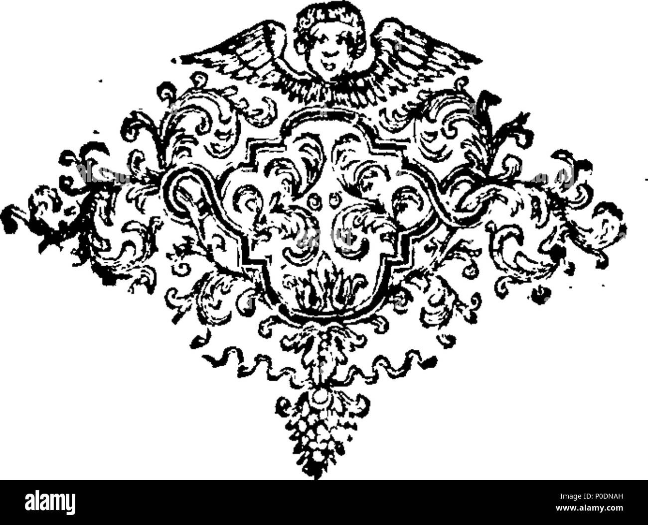 . English: Fleuron from book: A treatise describing the construction ...
