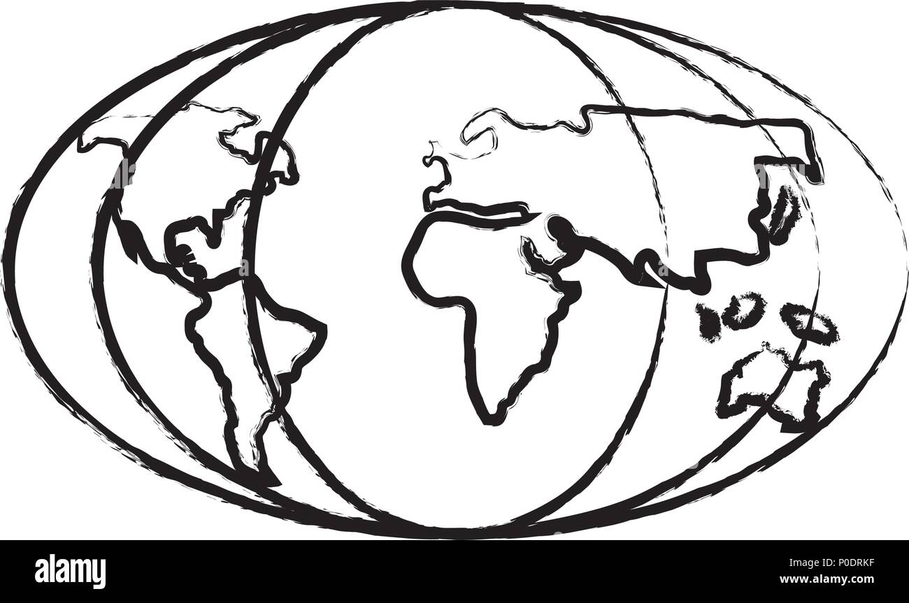 world map icon over white background, vector illustration Stock Vector ...