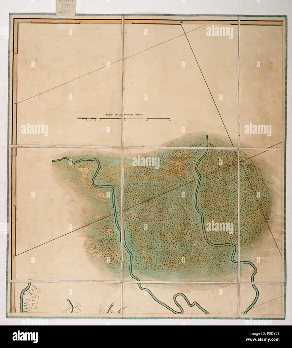 . English: A chart of the colony of Surinam, on the coast of Guyana ...