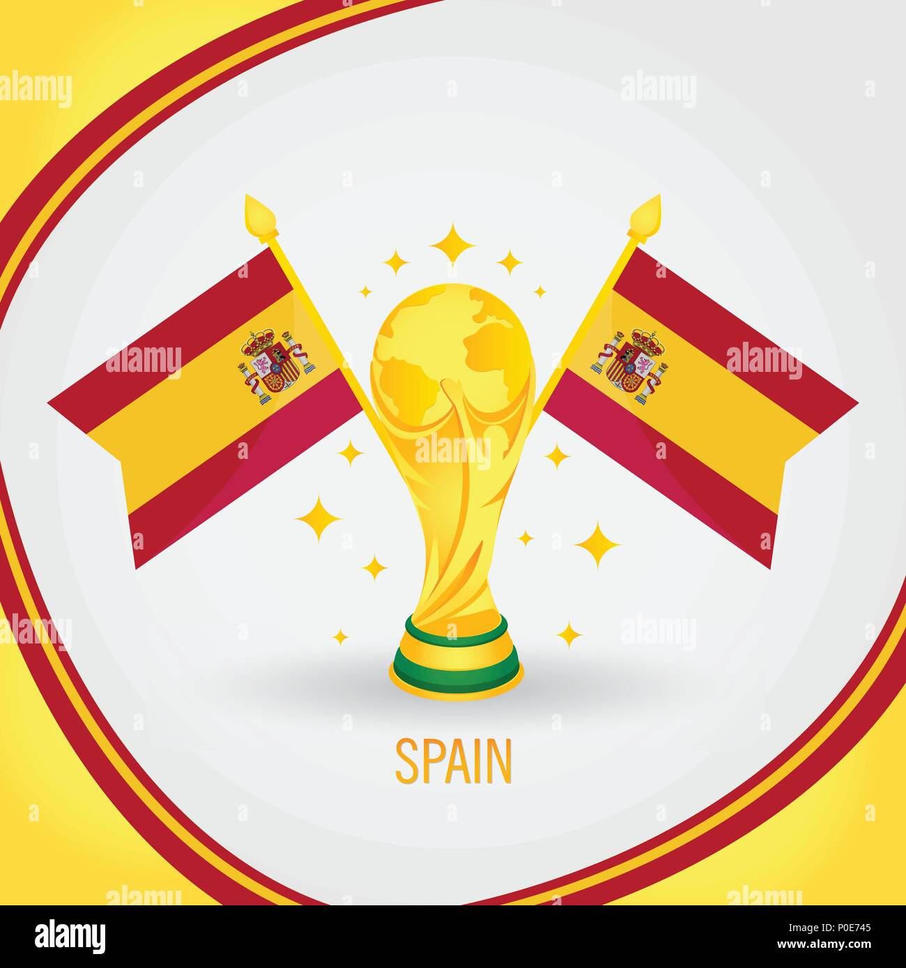 World Cup 2018 Spain Flag World Cup Russia 2018 . 32 Countries
