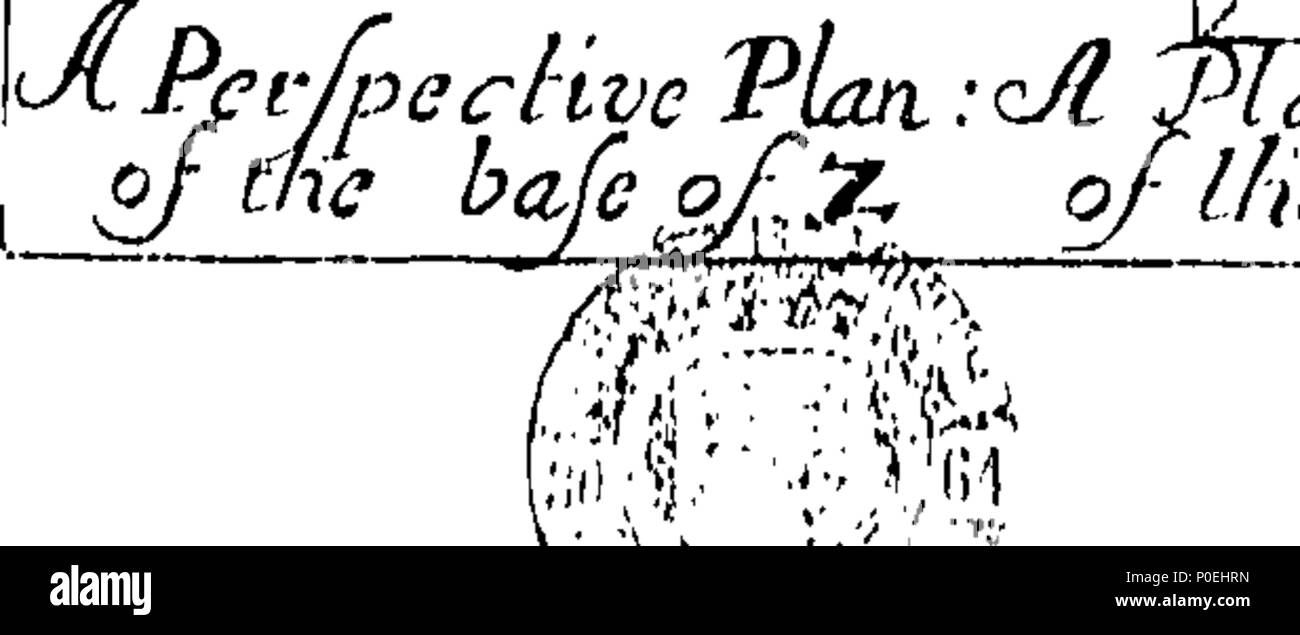 . English: Fleuron from book: A treatise of perspective. Or, the art of ...