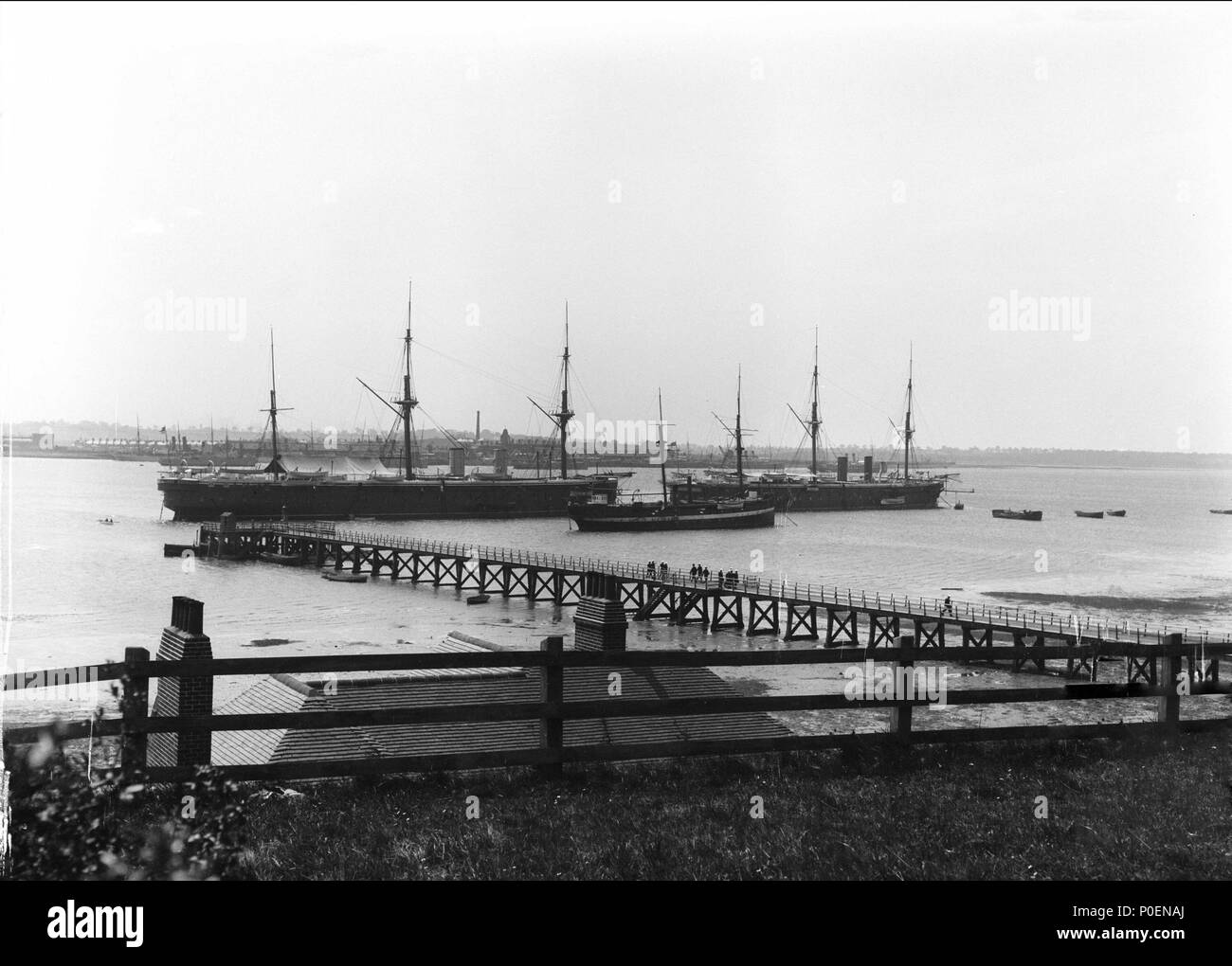 View looking across english Black and White Stock Photos & Images - Alamy