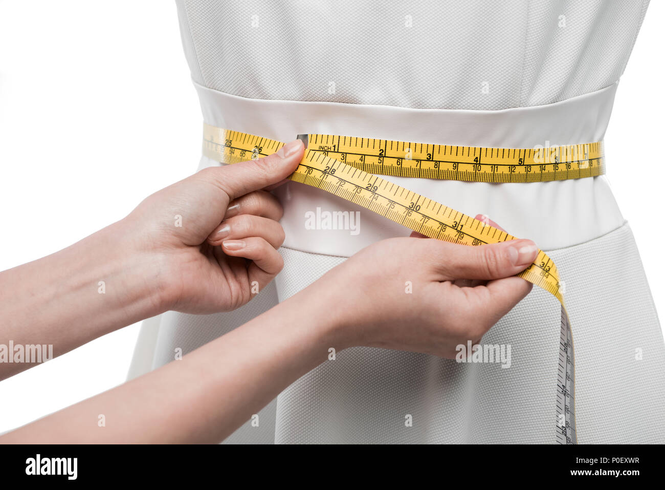 Dressmaker measuring hi-res stock photography and images - Alamy