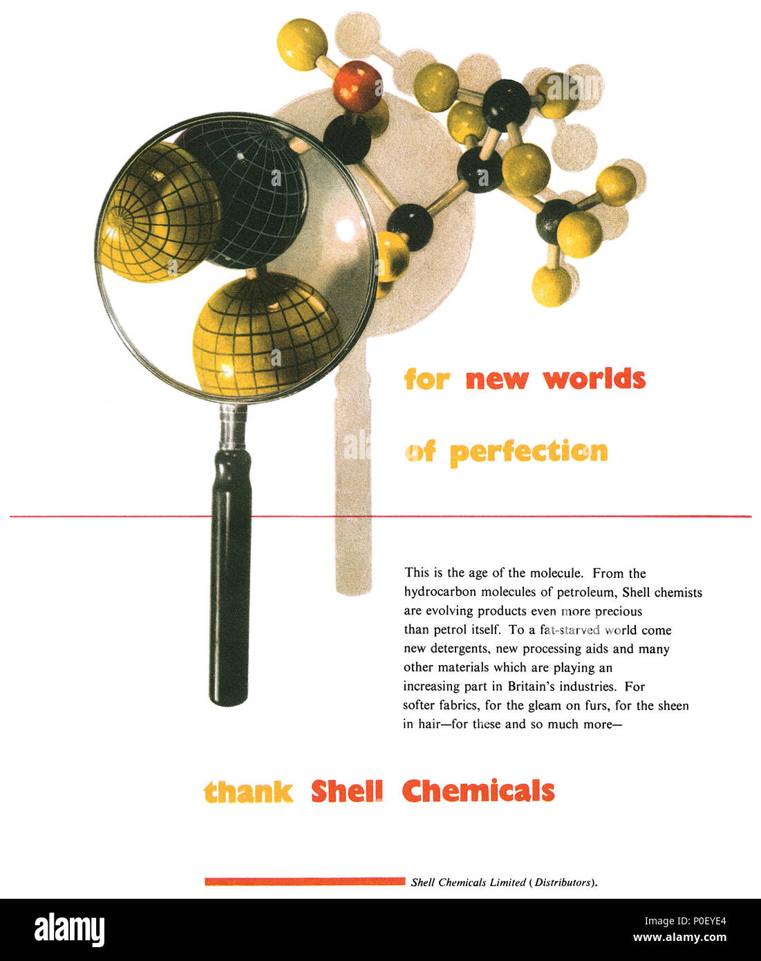 1948 British advertisement for Shell Chemicals Stock Photo - Alamy