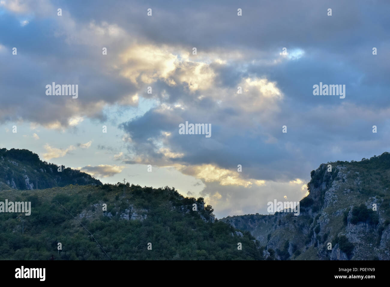 Caselle in Pittari, Cilento, Oasi Morigerati, Italy Stock Photo - Alamy