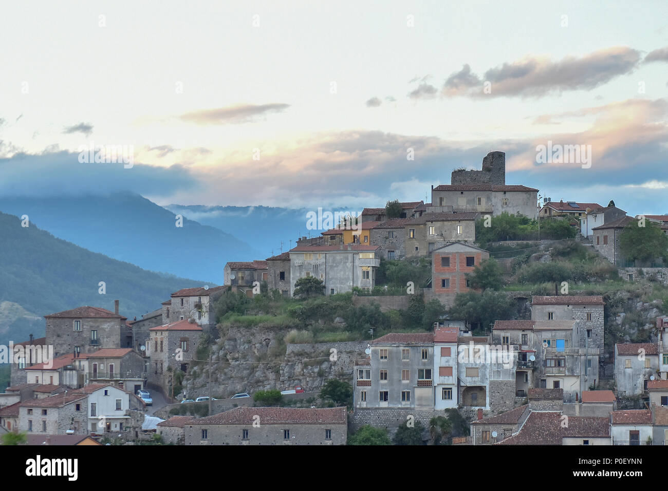 Caselle in Pittari, Cilento, Oasi Morigerati, Italy Stock Photo - Alamy