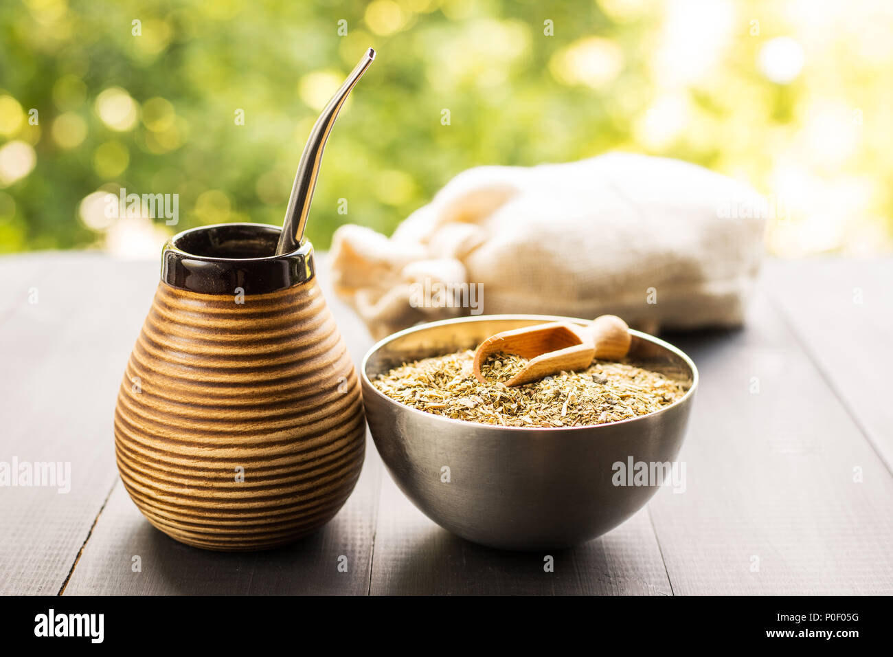 yerba mate drink Stock Photo - Alamy