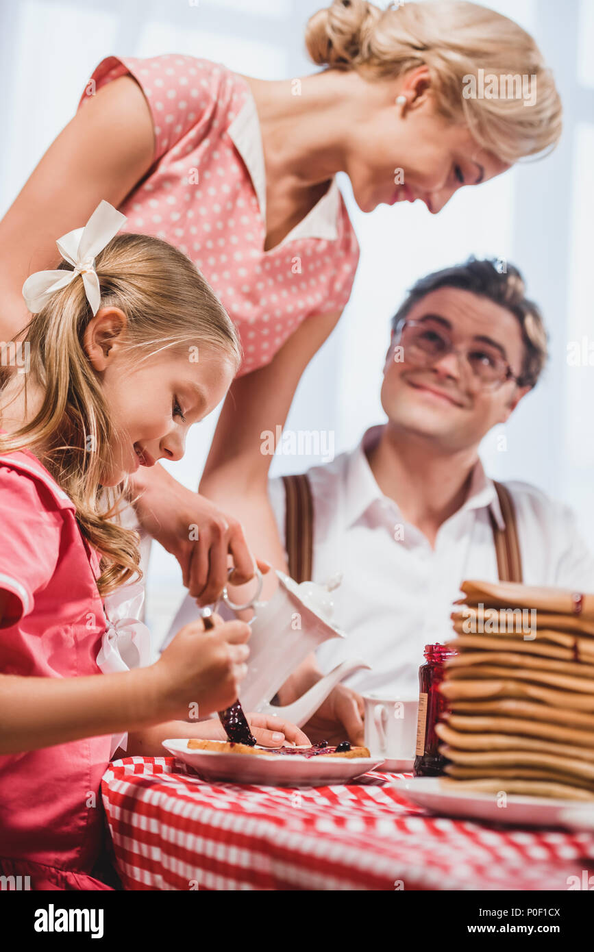 1950s style food hi-res stock photography and images - Alamy