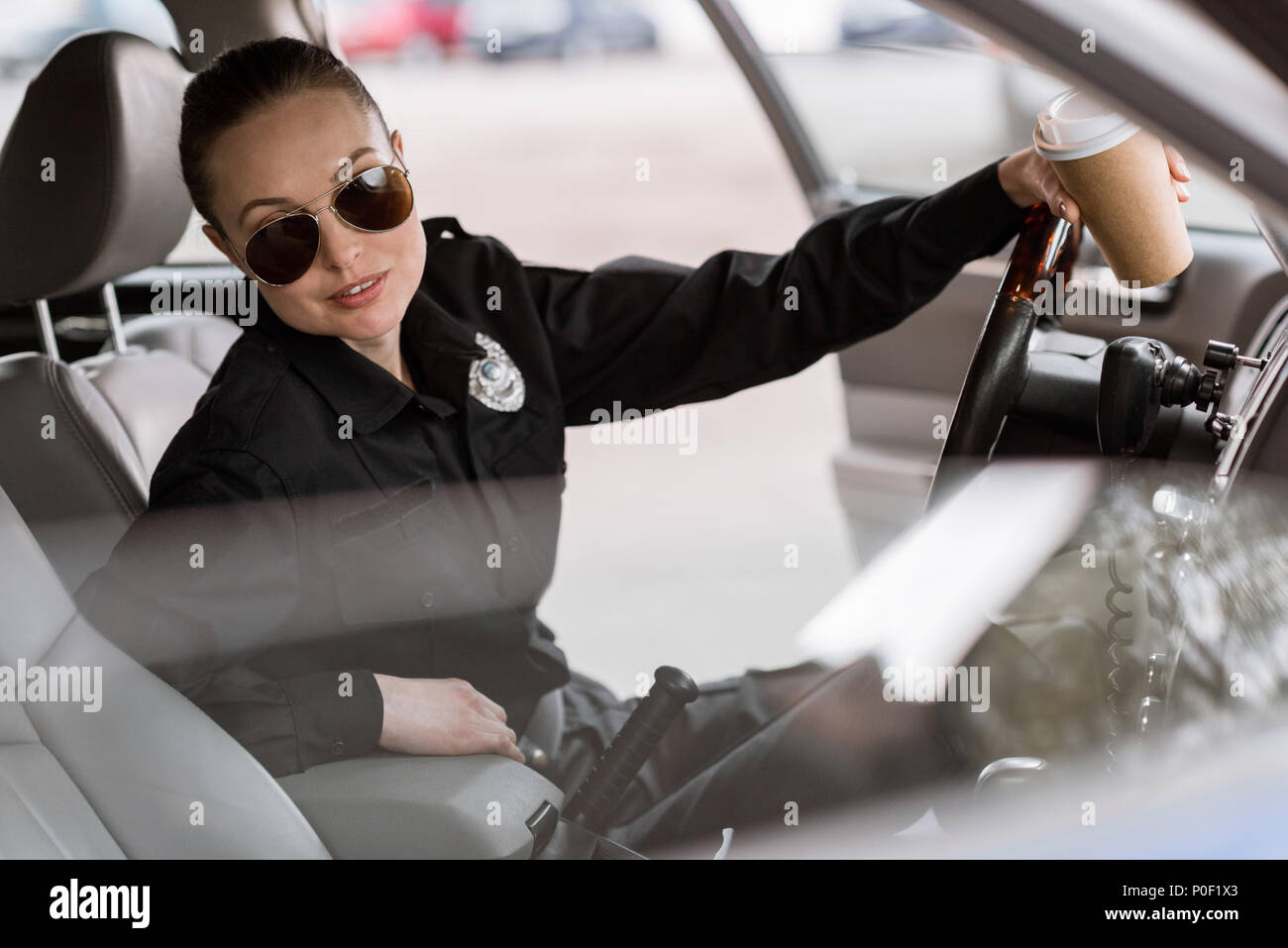 Attractive policewoman hi-res stock photography and images - Alamy