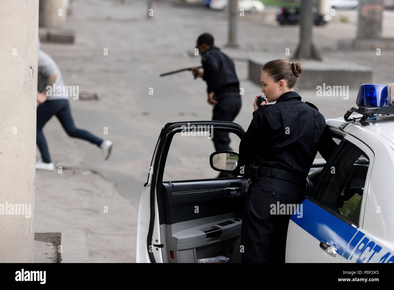 Chasing thief hi-res stock photography and images - Alamy