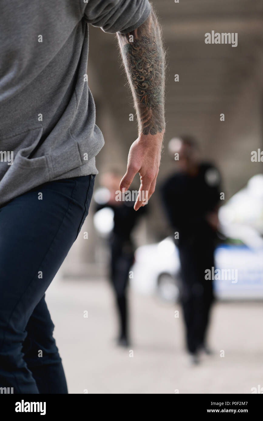 Running from police hi-res stock photography and images - Alamy