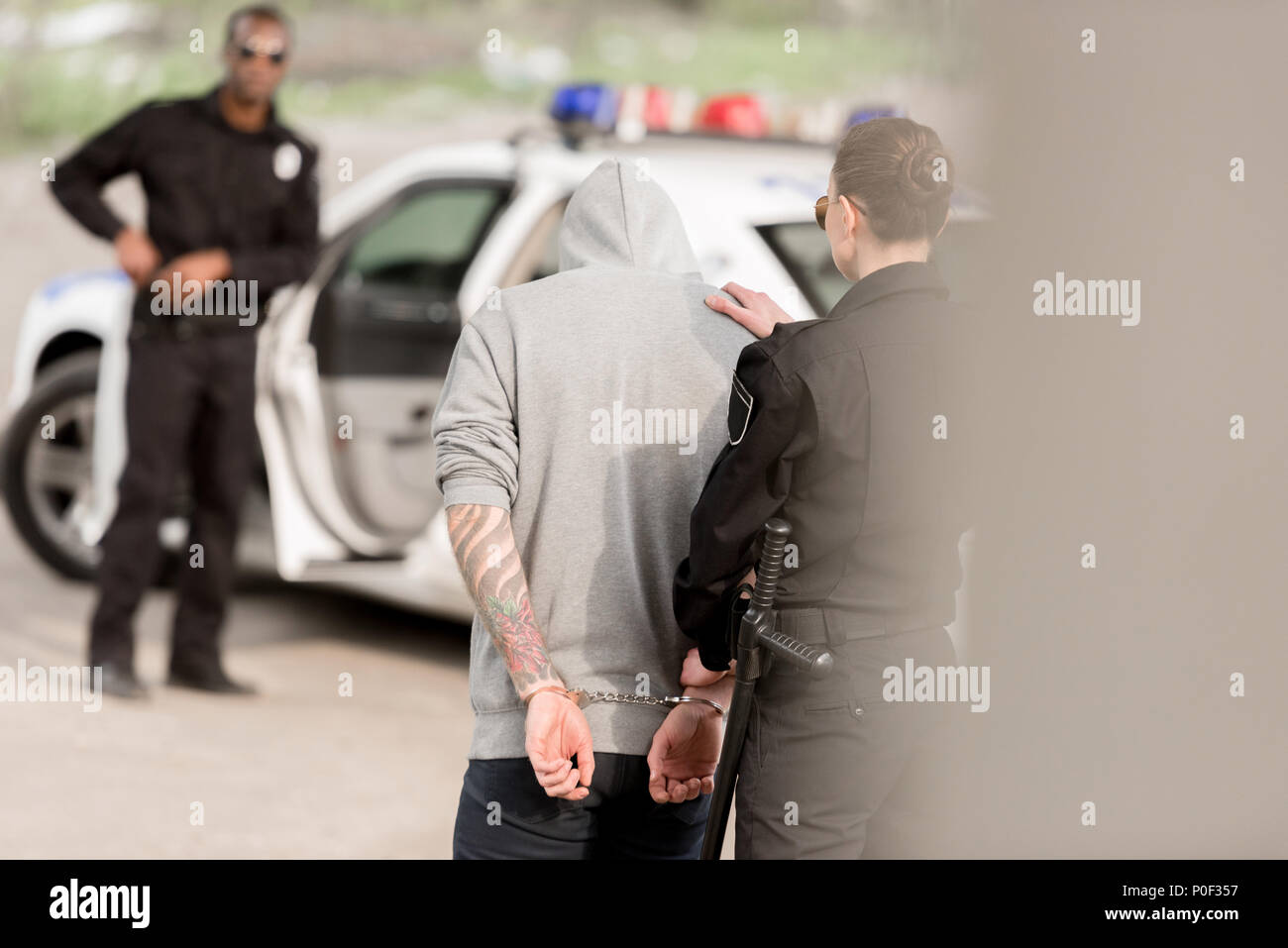Police Truncheon Handcuffs High Resolution Stock Photography and Images ...