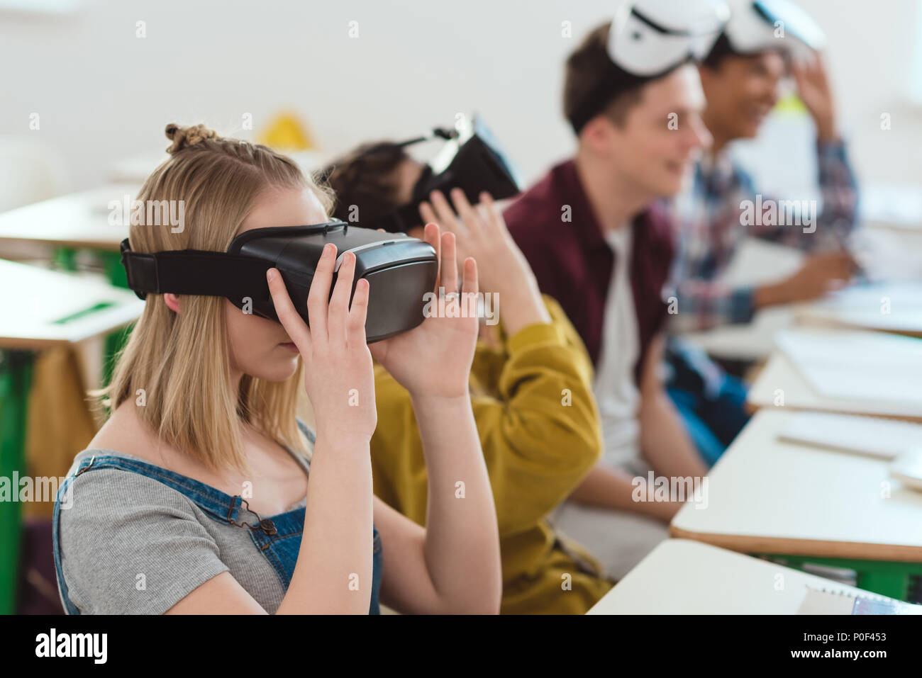 Boys off to school hi-res stock photography and images - Alamy