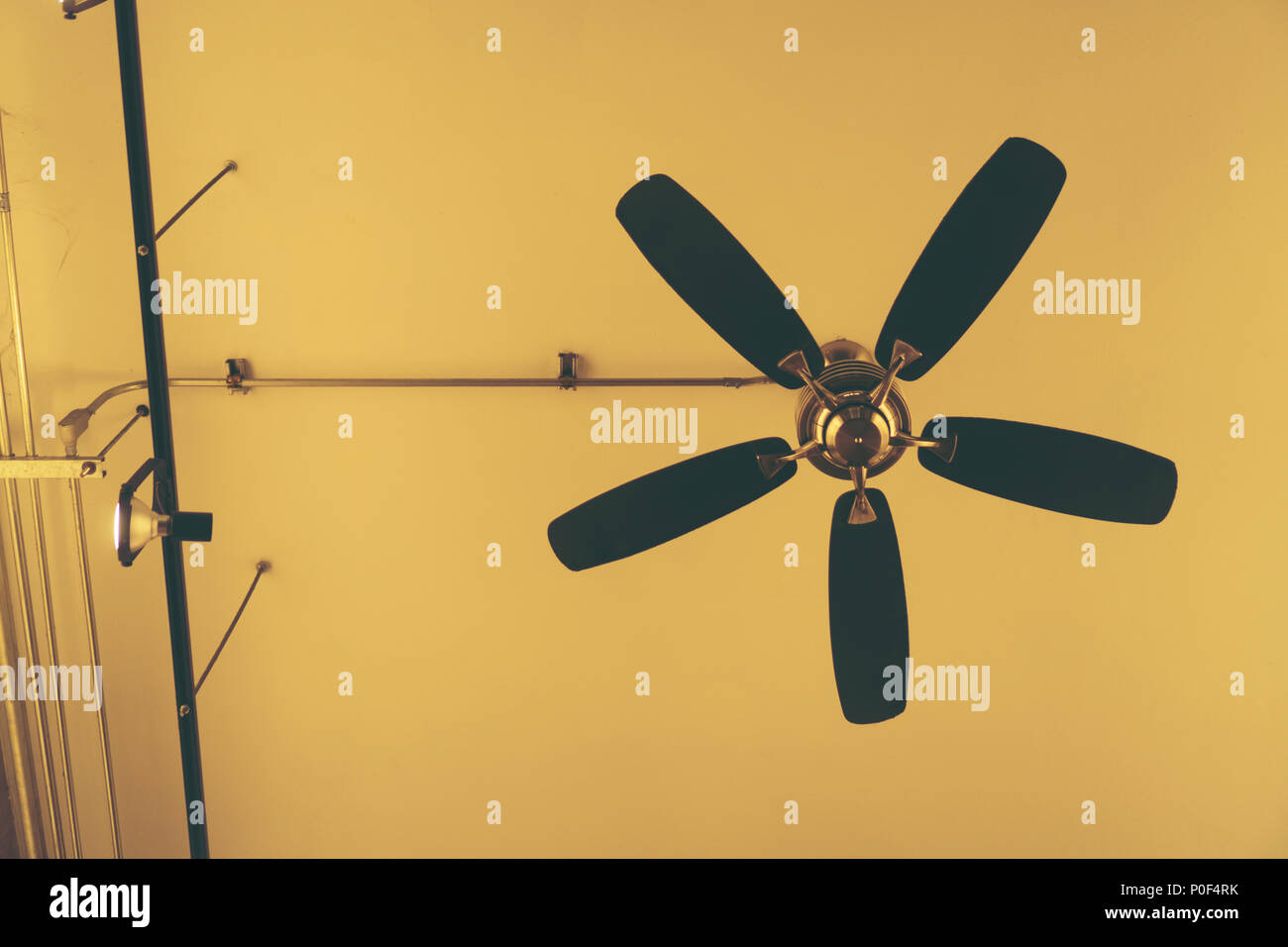 Ancient ceiling fan Stock Photo - Alamy