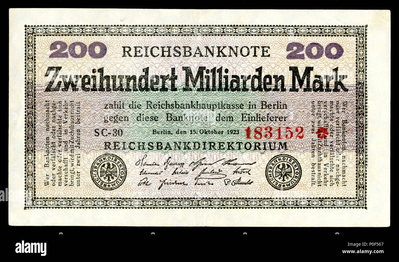 Papiermark hi-res stock photography and images - Alamy