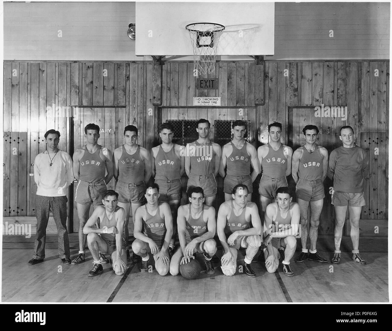 U.S.B.R. basketball team Stock Photo - Alamy