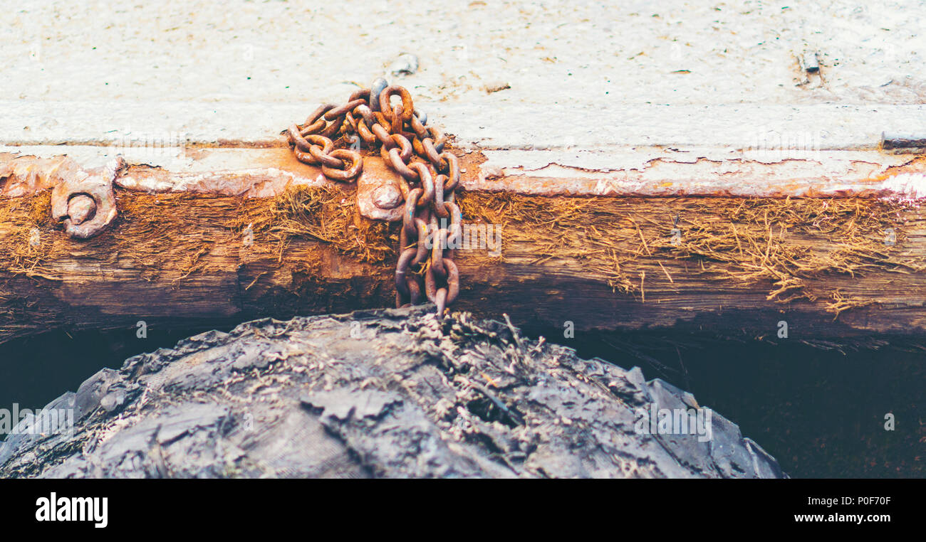 Rusted chains isolated hi-res stock photography and images - Alamy