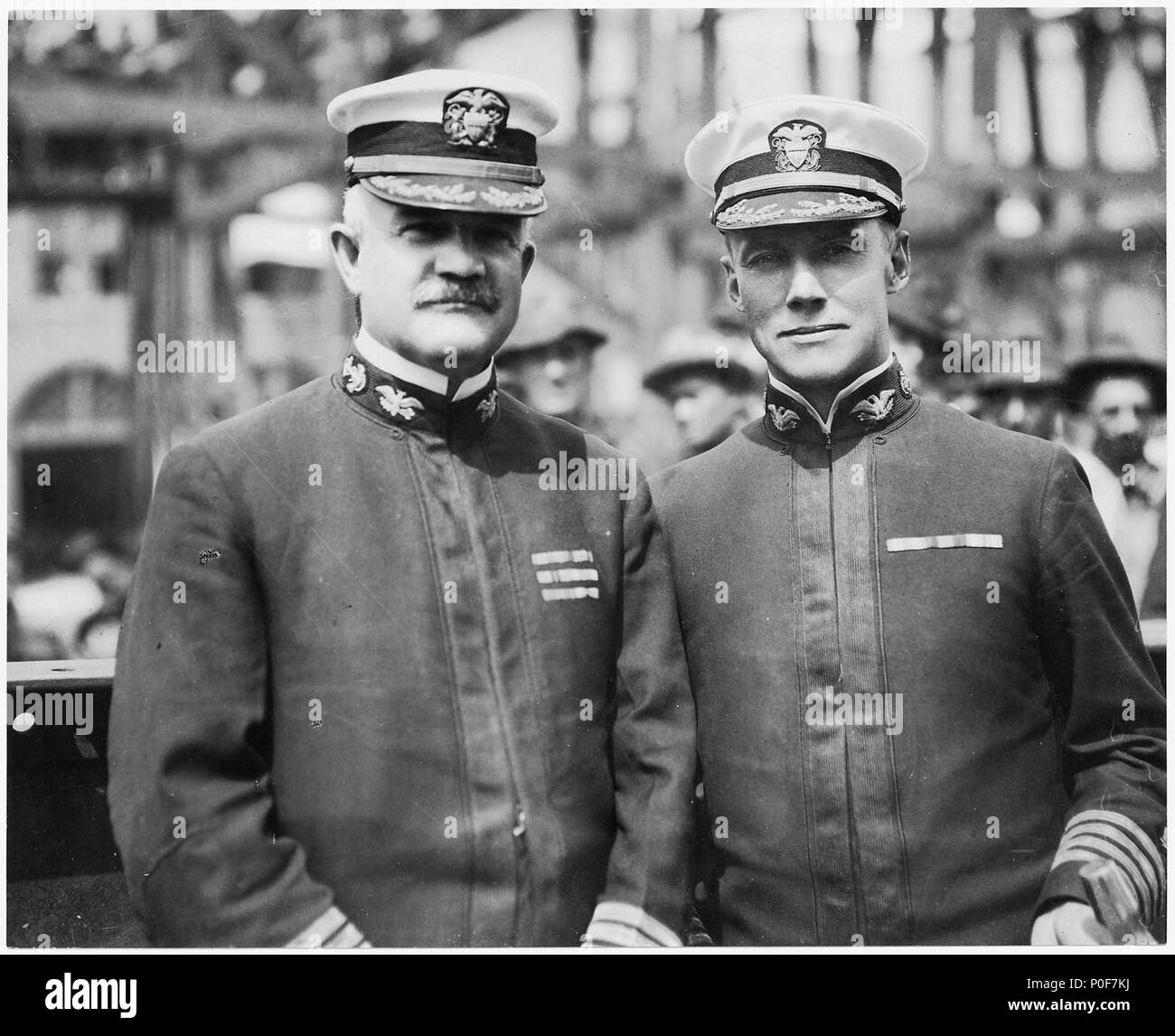 USS CALIFORNIA (BB44) Launching Ceremony, picturing Captain Edward L ...