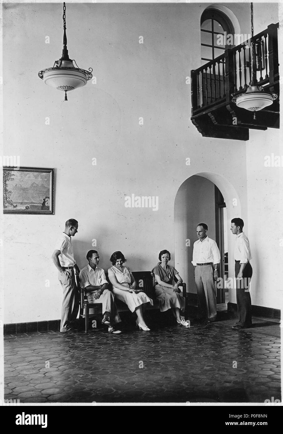 Lobby view Black and White Stock Photos & Images - Alamy